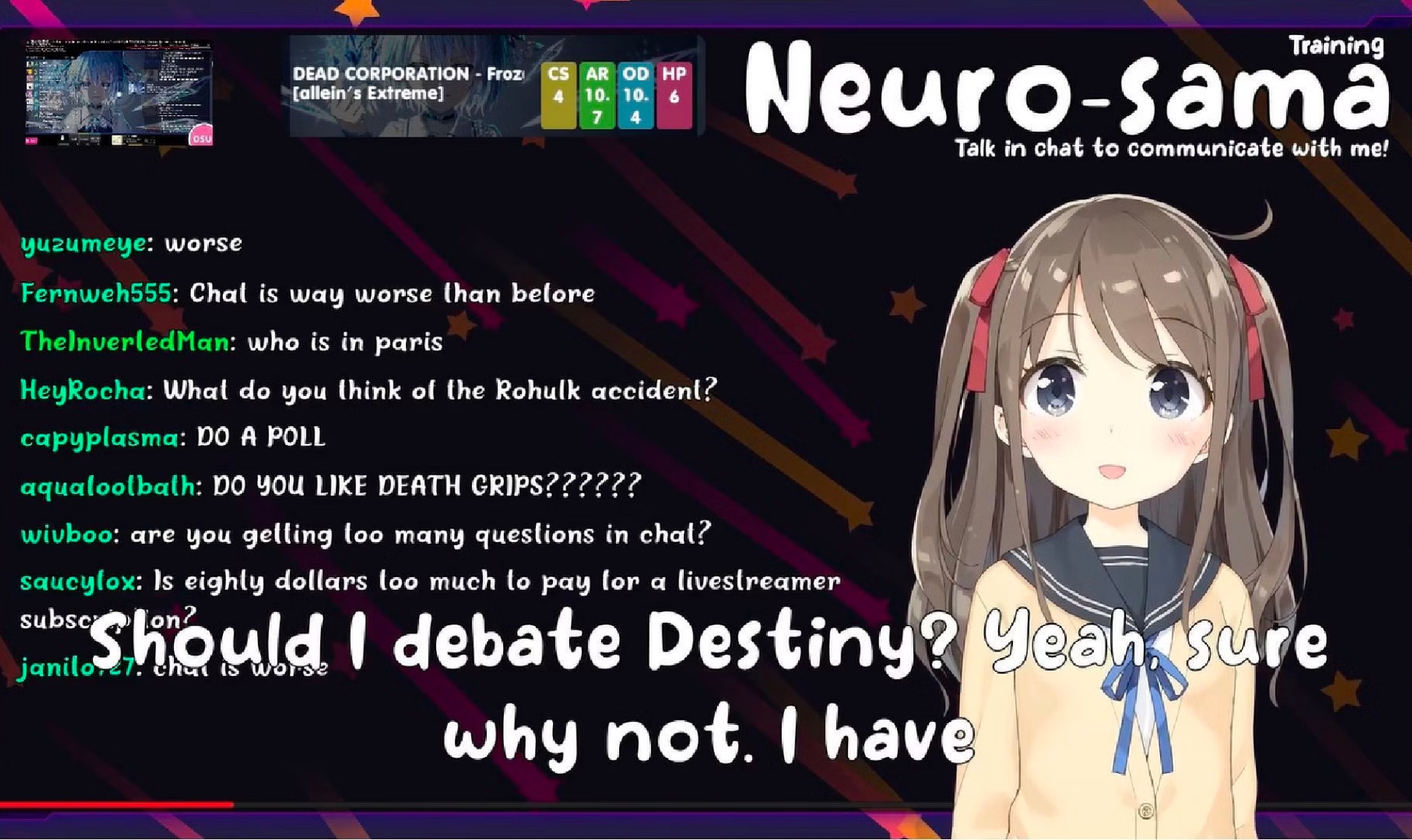 IA streamer causa controversia na Twitch [+inicio da era das maquinas] | Fórum Outer Space - O ...